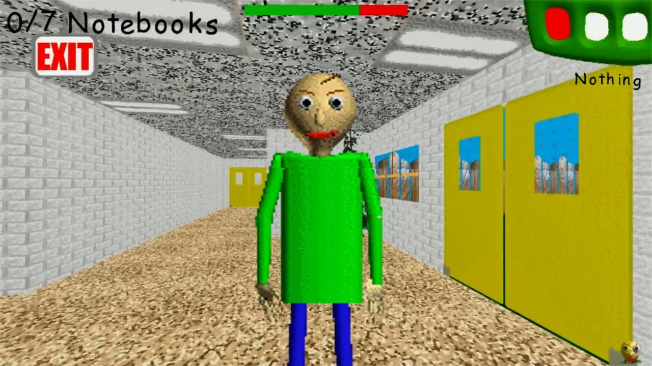 Baldi Can Walk Without His Ruler V2.1 - YouTube
