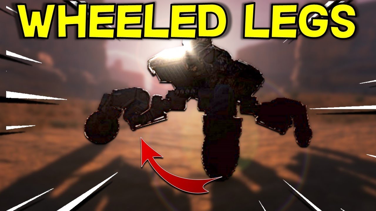 Wheeled Mech Legs Coming to Crossout - YouTube