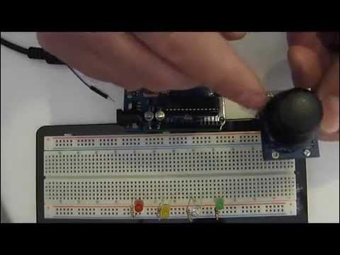 Arduino Controlled Parallax 2 Axis Joystick Tutorial - YouTube