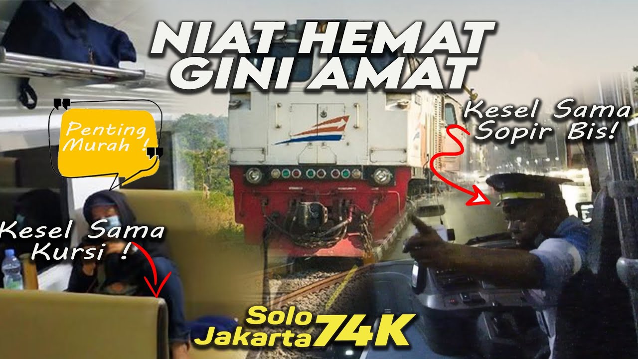 HANYA 74RIBU ! KERETA RAKYAT YANG TIDAK PERNAH SEPI | Trip KA Bengawan ...