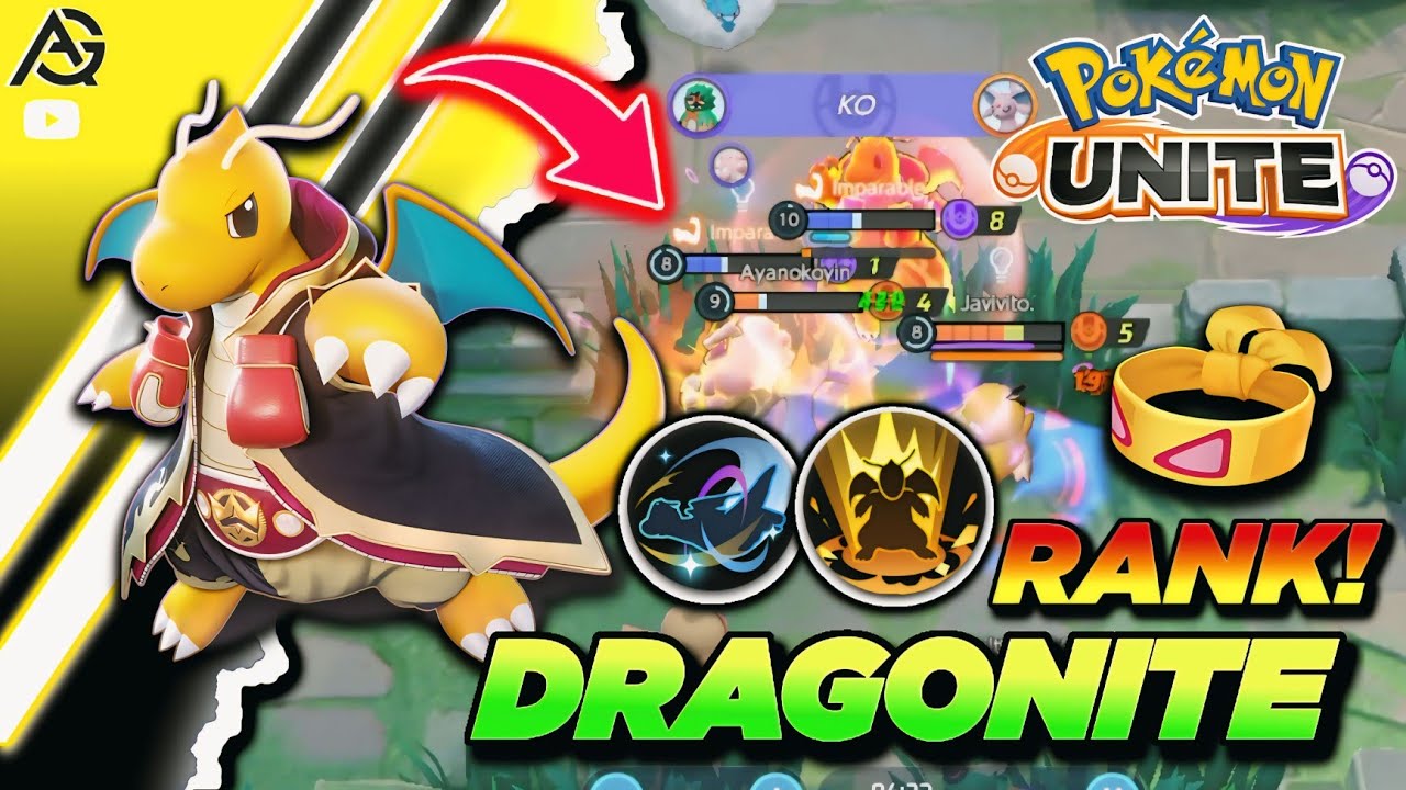 La build perfecta de Dragonite para arrasar en Pokémon Unite! 🔥🔥 - YouTube