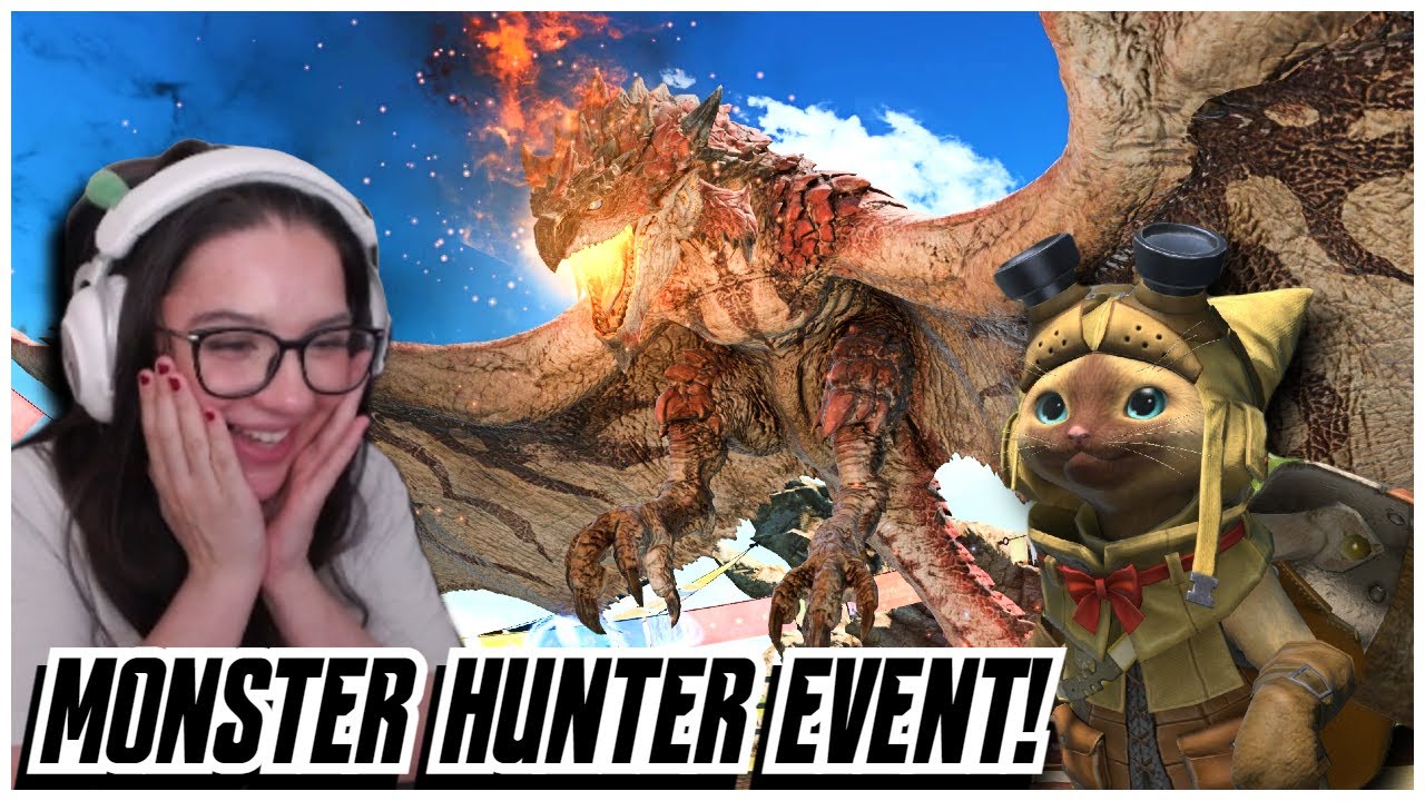 FFXIV x Monster Hunter CROSSOVER Event Playthrough - YouTube