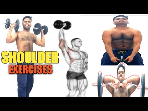 Best 6 Shoulder Exercises | Perfect Gym & Home | For Mass Bodybuilding ...