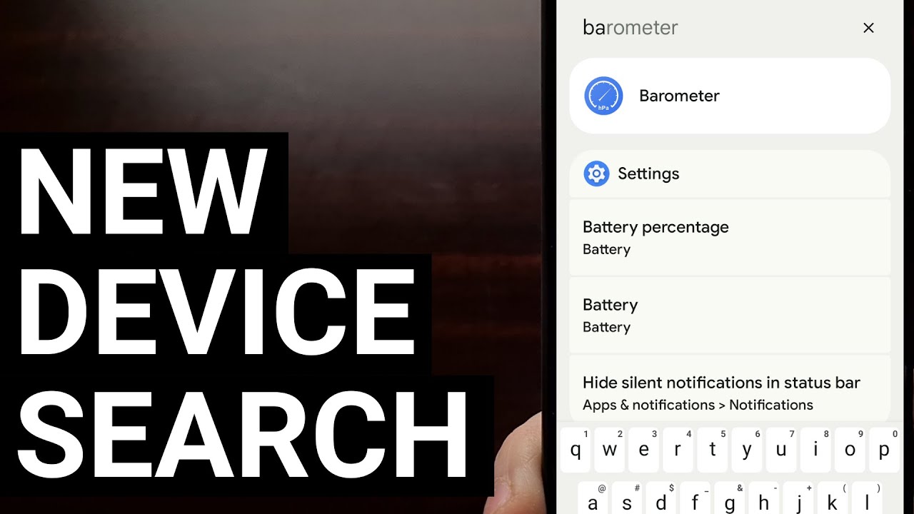 Android 12 Beta 5 Adds a New "Device Search" Feature to the Pixel ...