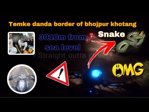 Late Night Ride to Temke danda Khotang Bhojpur border side darlagdo ...
