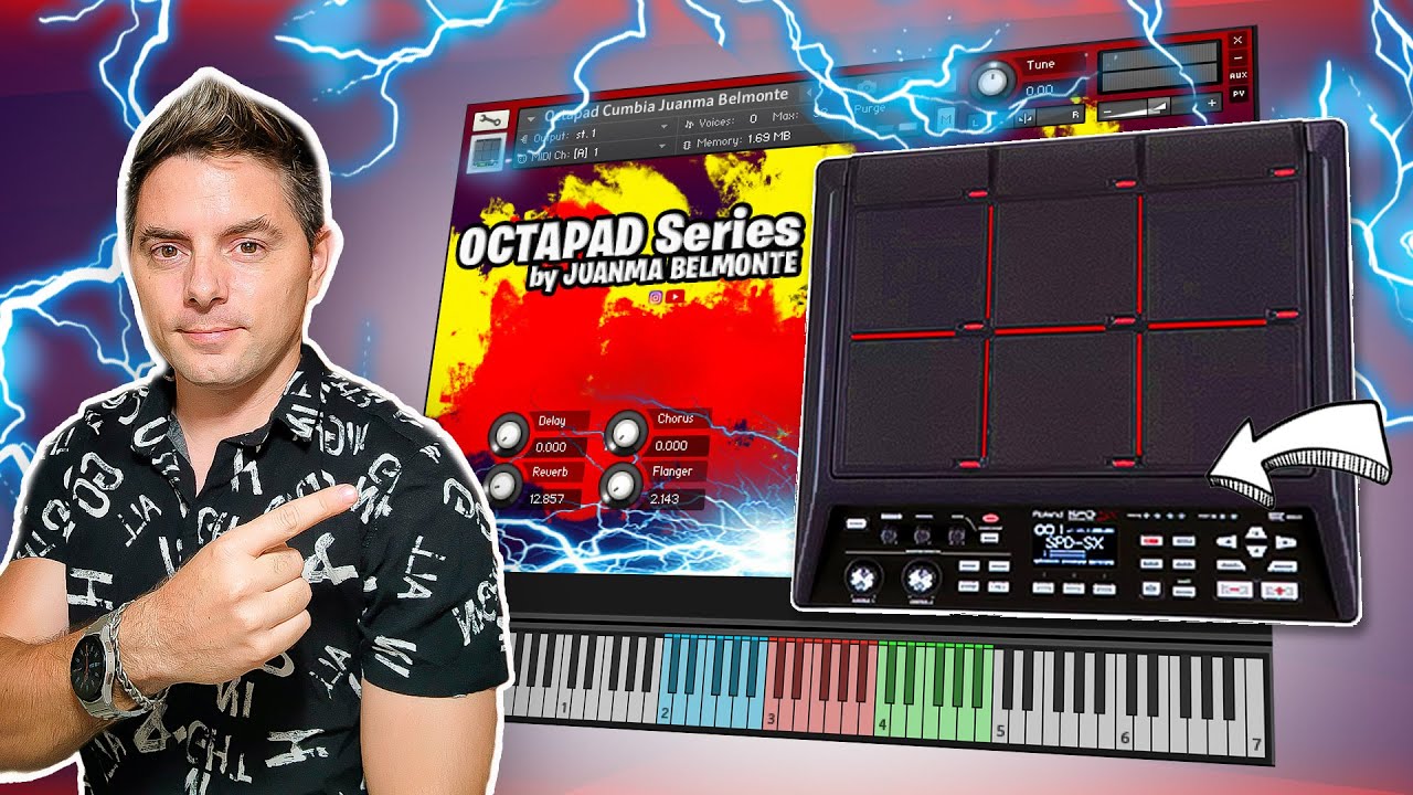 SAMPLES KONTAKT | 😉 Octapad Series Cumbia 🥁🪘 - YouTube