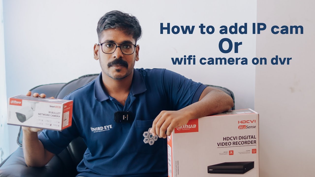 How to add IP camera or WIFI camera on DVR - YouTube