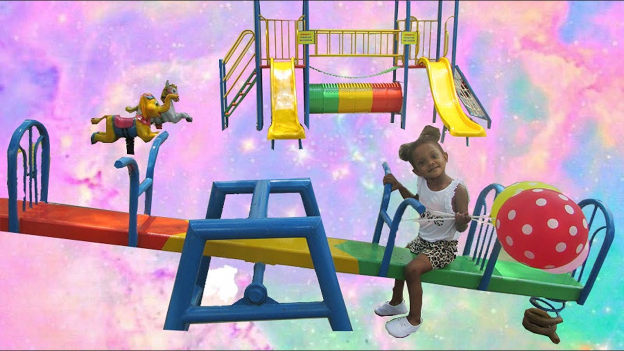 Outdoor Playground for Kids fun Play Time with Ava | Arabella Ava - YouTube