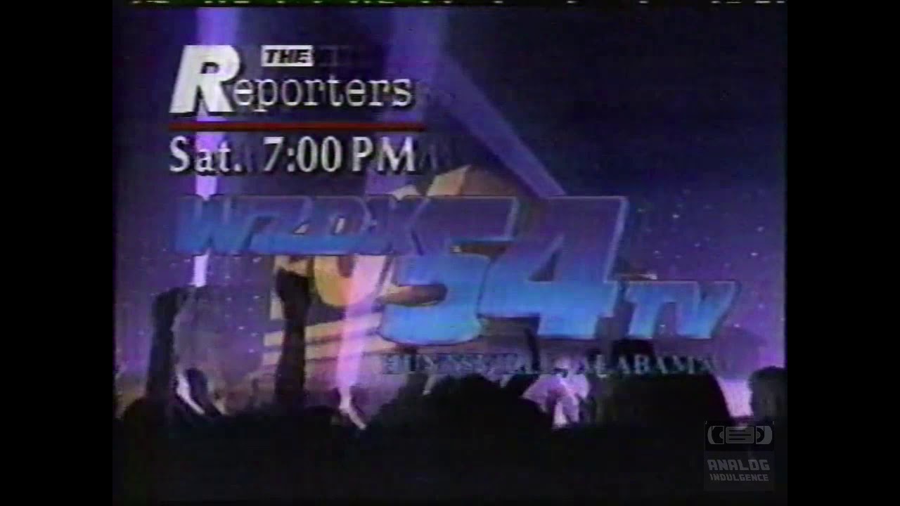 The Reporters | Promo | 1989 | WZDX Fox 54 Huntsville Alabama Saturday ...