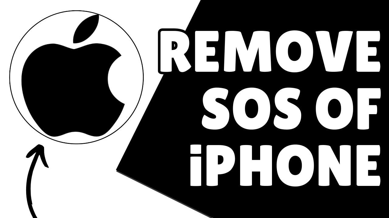 How To Remove SOS On iPhone - YouTube