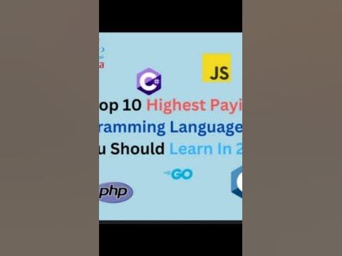 Programming languages to learn for highest paying jobs | Highest paying ...