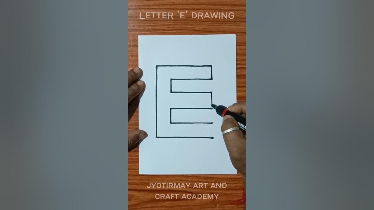𝗜𝗹 𝗟𝗲𝘁𝘁𝗲𝗿 '𝗘' 𝗱𝗿𝗮𝘄 𝗹𝗹 𝗲𝗮𝘀𝘆 𝗱𝗿𝗮𝘄𝗶𝗻𝗴 𝗹𝗲𝘁𝘁𝗲𝗿 '𝗘' 𝗹𝗹 - YouTube