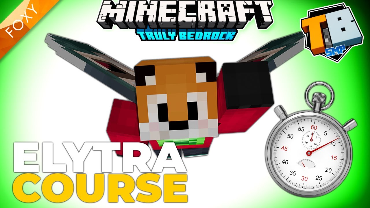 ELYTRA COURSE | Truly Bedrock Season 2 [63] | Minecraft Bedrock Edition ...