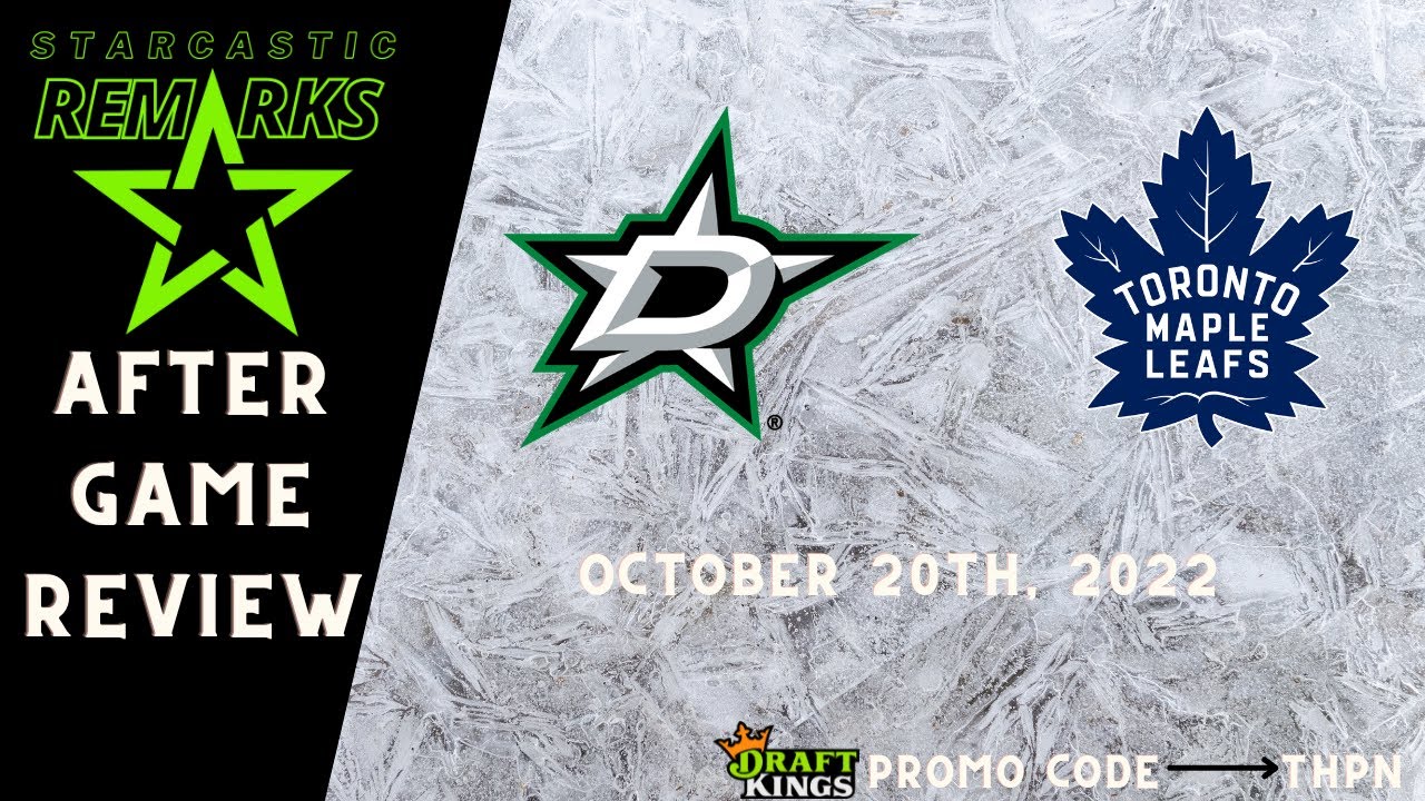 Episode 4006 | Dallas Stars vs. Toronto Maple Leafs | After Game Review ...