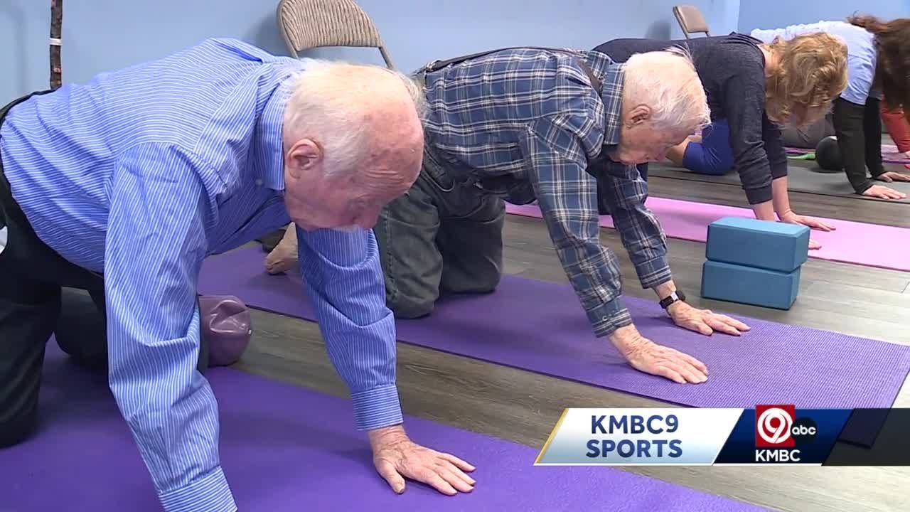 100-year-old credits yoga with keeping him independent - YouTube