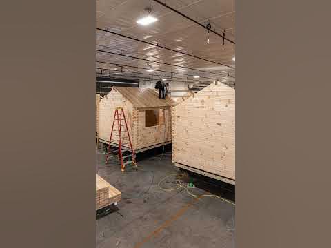 Building a Tiny Home Log Cabin - YouTube