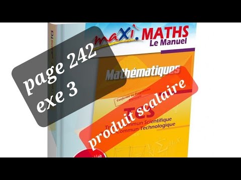 maxi maths tcs page 242 exercice 3 - YouTube