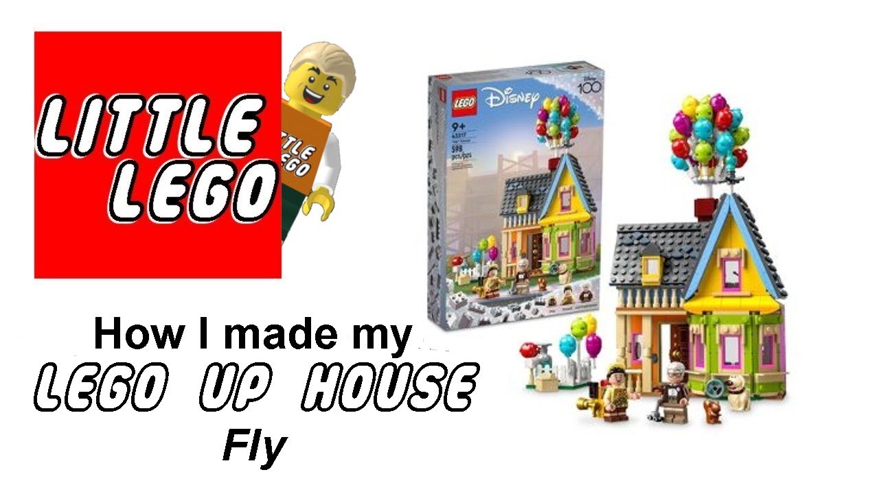 LEGO CITY UPDATE: How I made my ''UP'' House fly! - YouTube