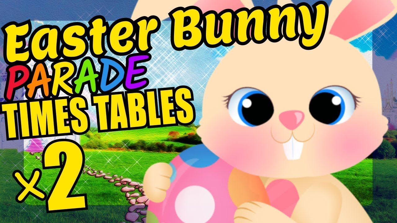 Easter Bunny Teaching Multiplication Times Tables x2 Educational Math ...