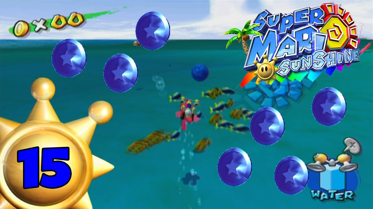 Super Mario Sunshine - Episode 15: All Gelato Beach Blue Coins & 100 ...