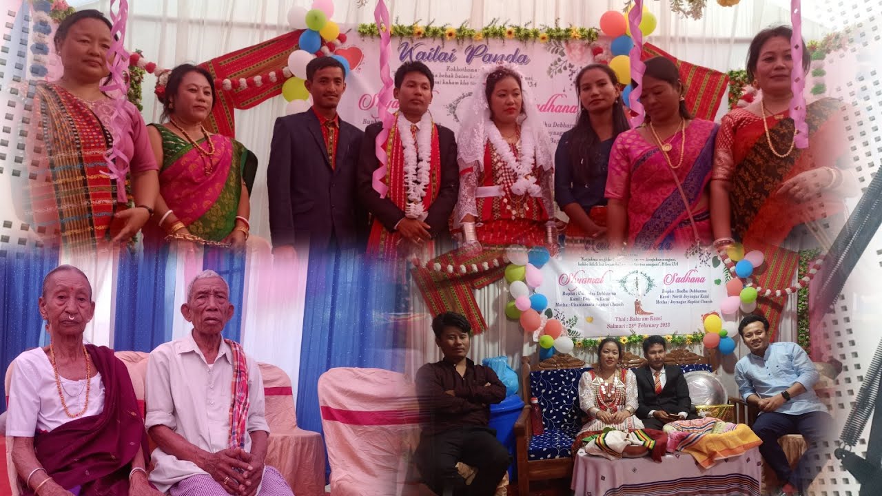 KAILAIBARI DA CHIKON SHYAMAL DEBBARMA || WEDDING TRIPURA || VILLAGE ...