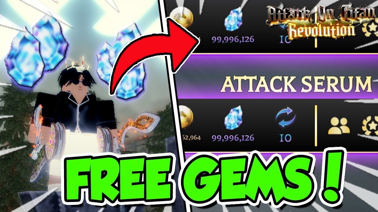 AOT Revolution How To Get Free 20K GEMS Fast Daily Using This Trick ...