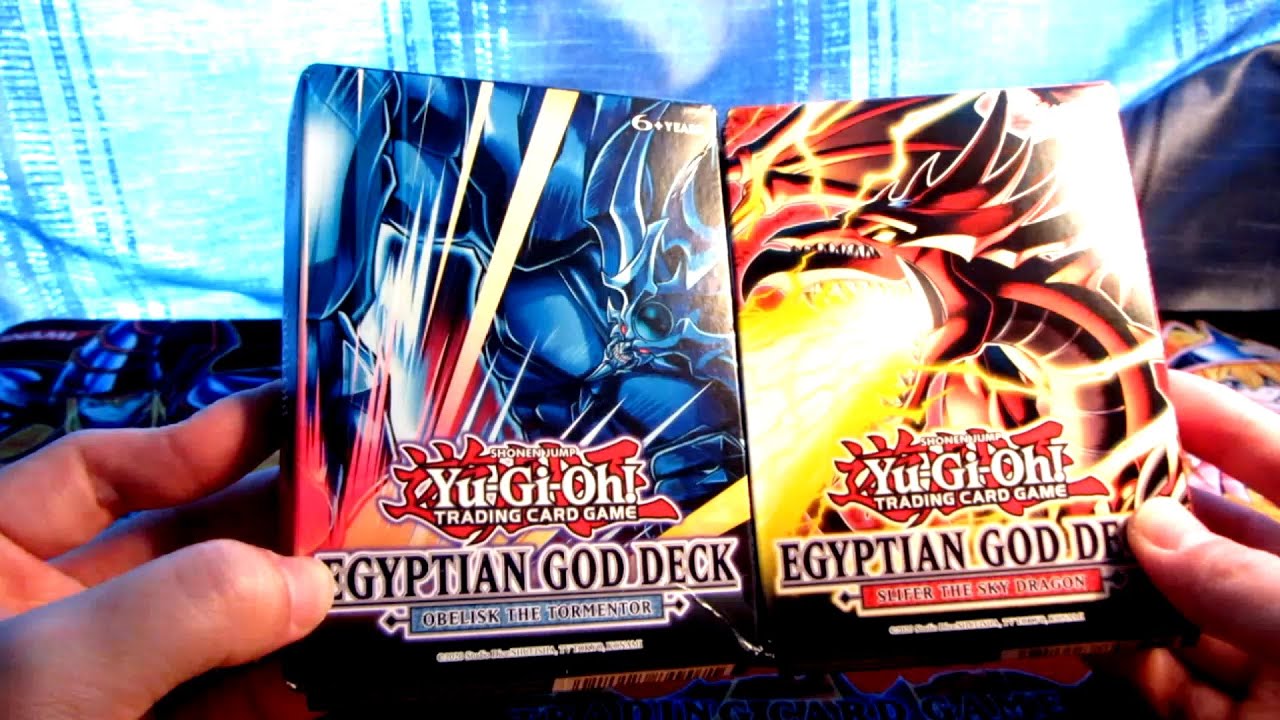 YuGiOh Slifer and Obelisk Structure Decks Opening ! - YouTube