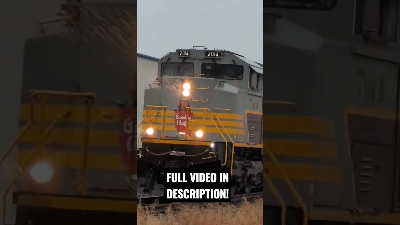 CANADIAN PACIFIC 7014 VISITS KANSAS! CATCHING UP WITH IT IN POURING ...