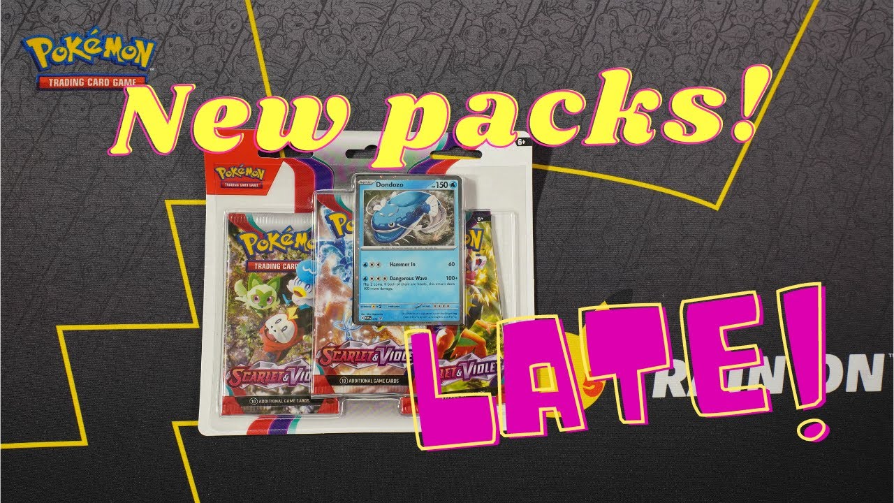 Opening the Pokemon Scarlet and Violet Checklane Packs - YouTube