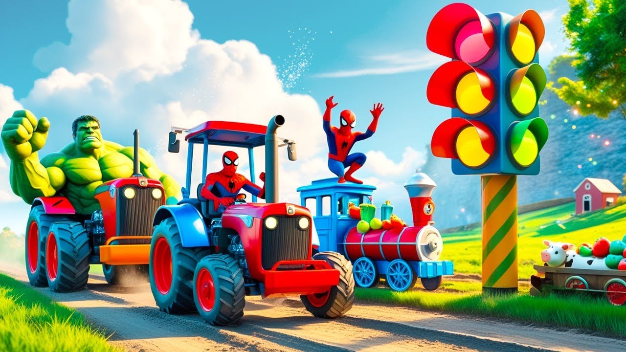 Top diy tractor making mini Traffic Lights for train | build bridge ...