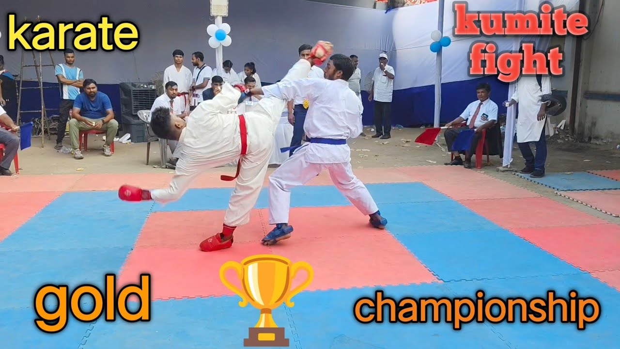 karate 🥋 championships 🏆 kumite fight - YouTube