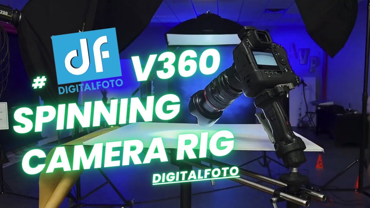 DF DIGITALFOTO V360 360° Spinning Camera Rig Video Rotating Platform ...