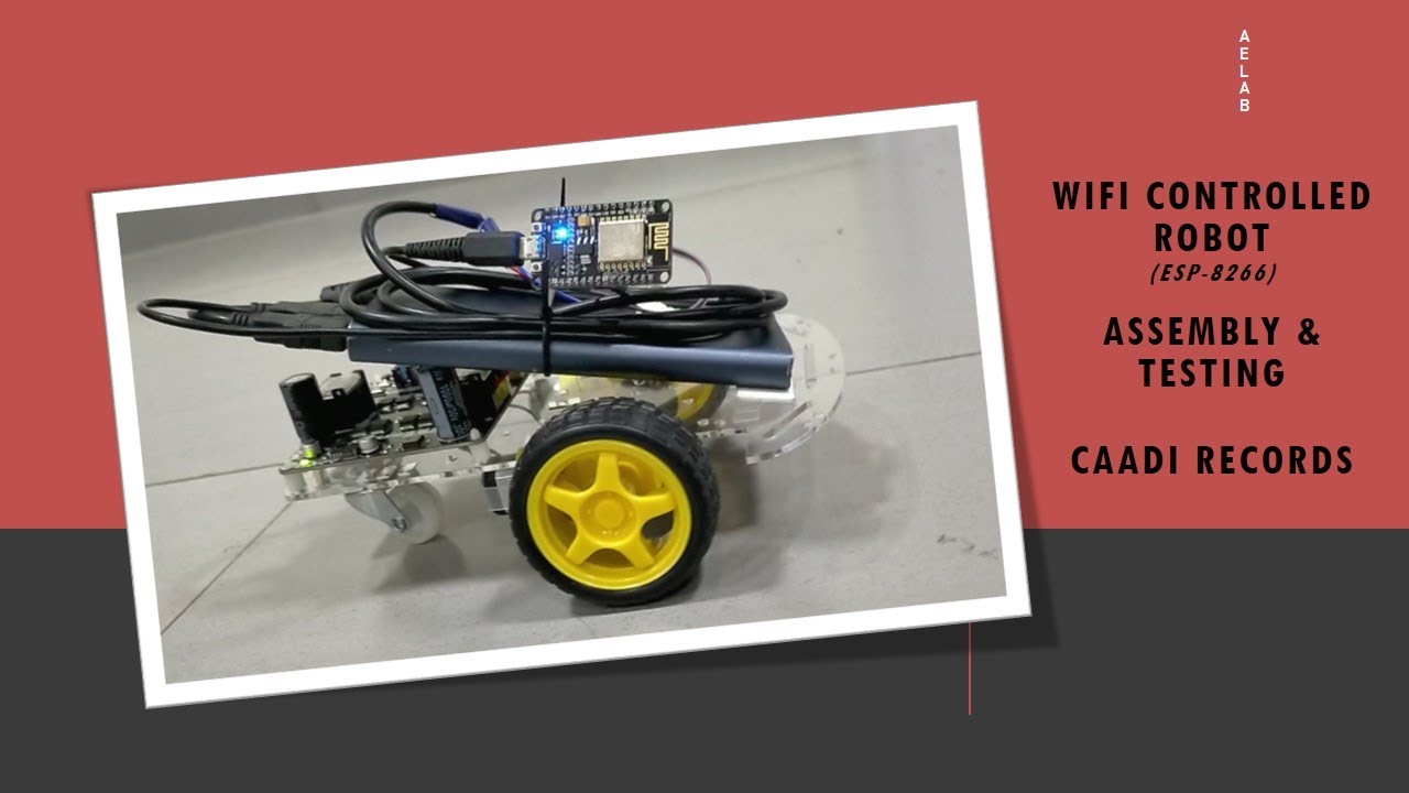 WIFI CONTROLLED THREE WHEELED ROBOT | மூன்றுசக்கரம் ரோபோட் - YouTube