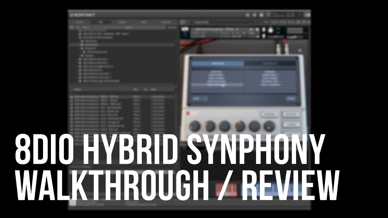 8Dio Hybrid Synphony - Walkthrough / Review - YouTube