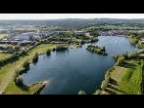 Conningbrook Lake by Drone - YouTube