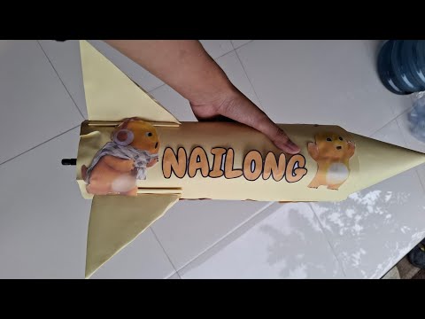 MEMBUAT ROKET ( HUKUM NEWTON III AKSI-REAKSI ) | Ujian Praktek fisika | SMA Ma'arif Karangawen 