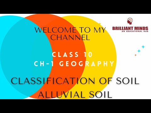 CLASS 10 CH 1 CLASSIFICATION OF SOIL ALLUVIAL SOIL - YouTube