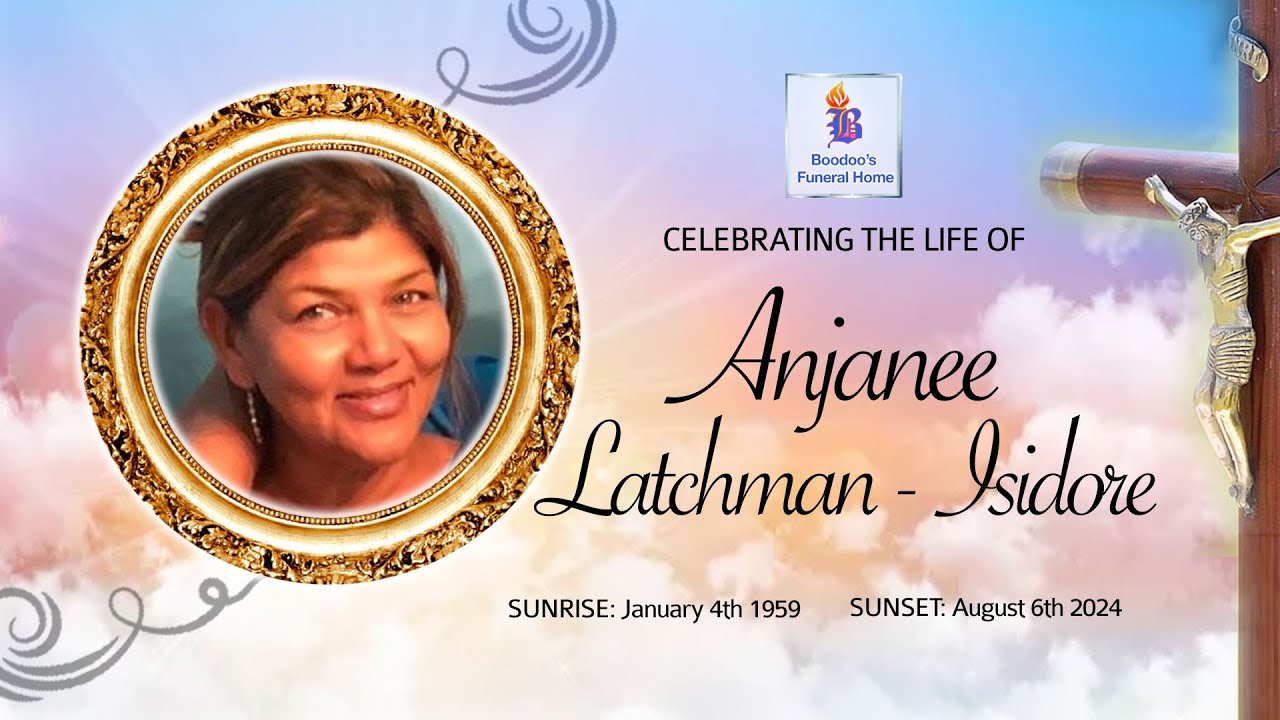 Celebrating The Life Of Anjanee Latchman - Isidore - YouTube