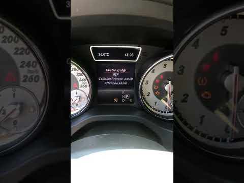 Mercedes CLA 200 kaza çarpışma asistanı kapatma