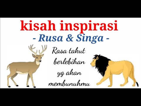 Kisah inspirasi Rusa dan Singa (rasa takut berlebihan yang akan ...