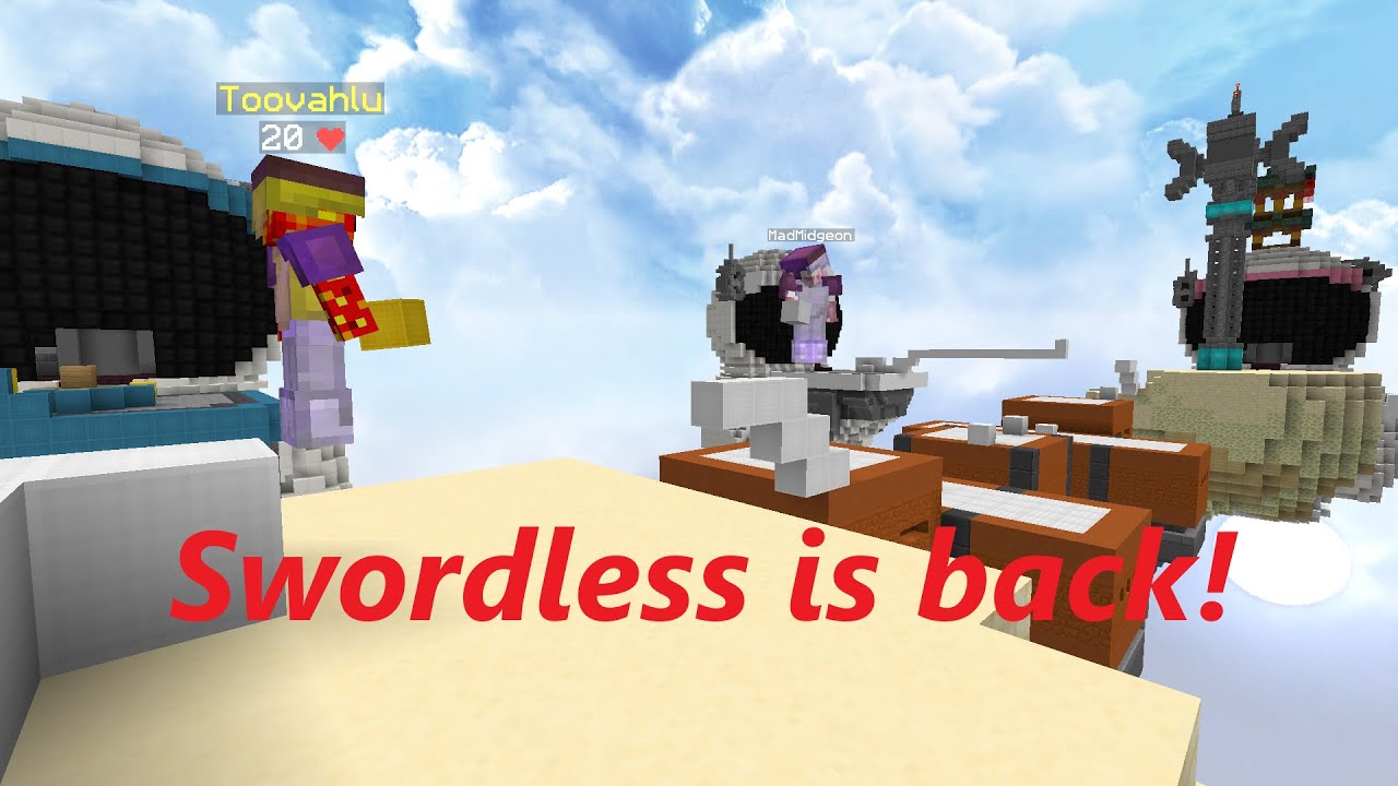 The return of swordless | Hypixel Bedwars - YouTube