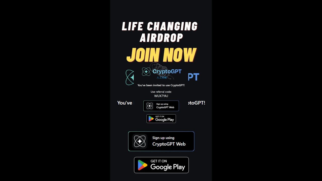 New Biggest Airdrop Crypto GPT 20 Hours left Join now - YouTube
