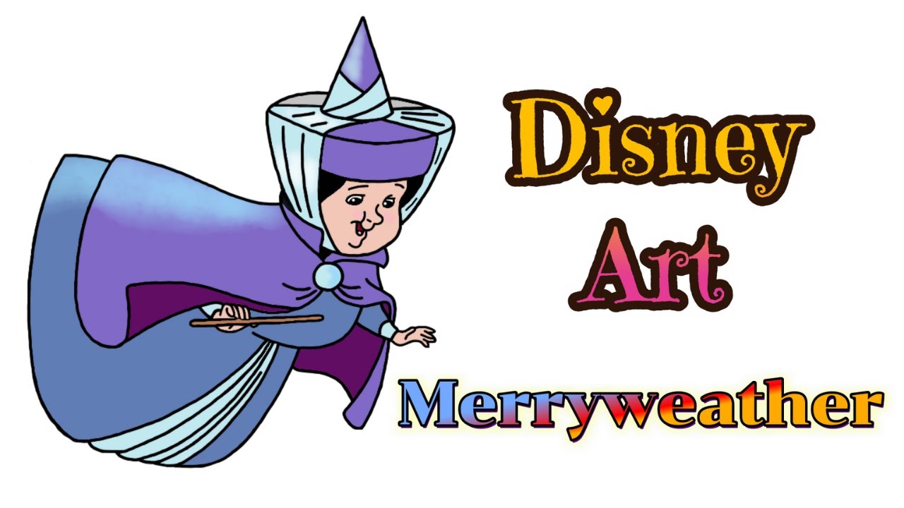 Drawing Disney Characters / "Merryweather" from Sleeping Beauty - YouTube
