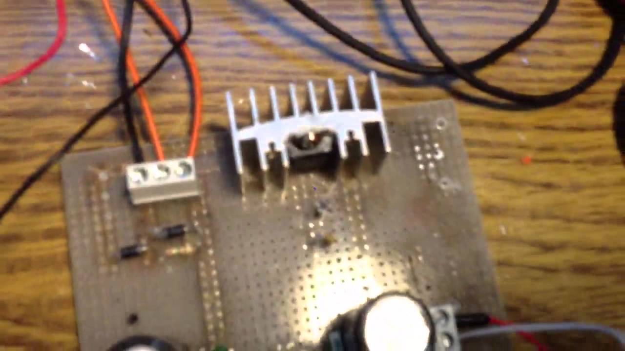 alimentatore da banco lm317+tip36 - YouTube