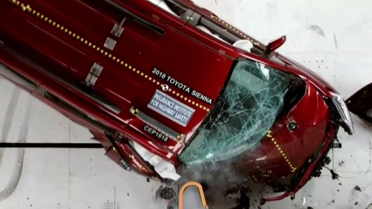 New minivan crash test results reveal safety concerns - YouTube