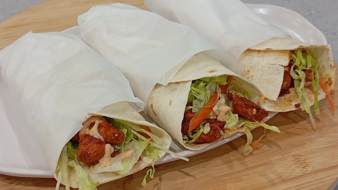 Chicken Wrap | Easy And Delicious Recipe | @CookWithAal_14 - YouTube