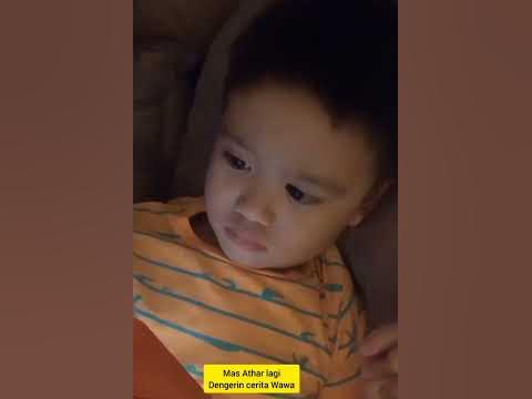 Mas Athar lagi dengerin cerita Wawa ~Citra Kirana dan Rezky Adhitya~ - YouTube