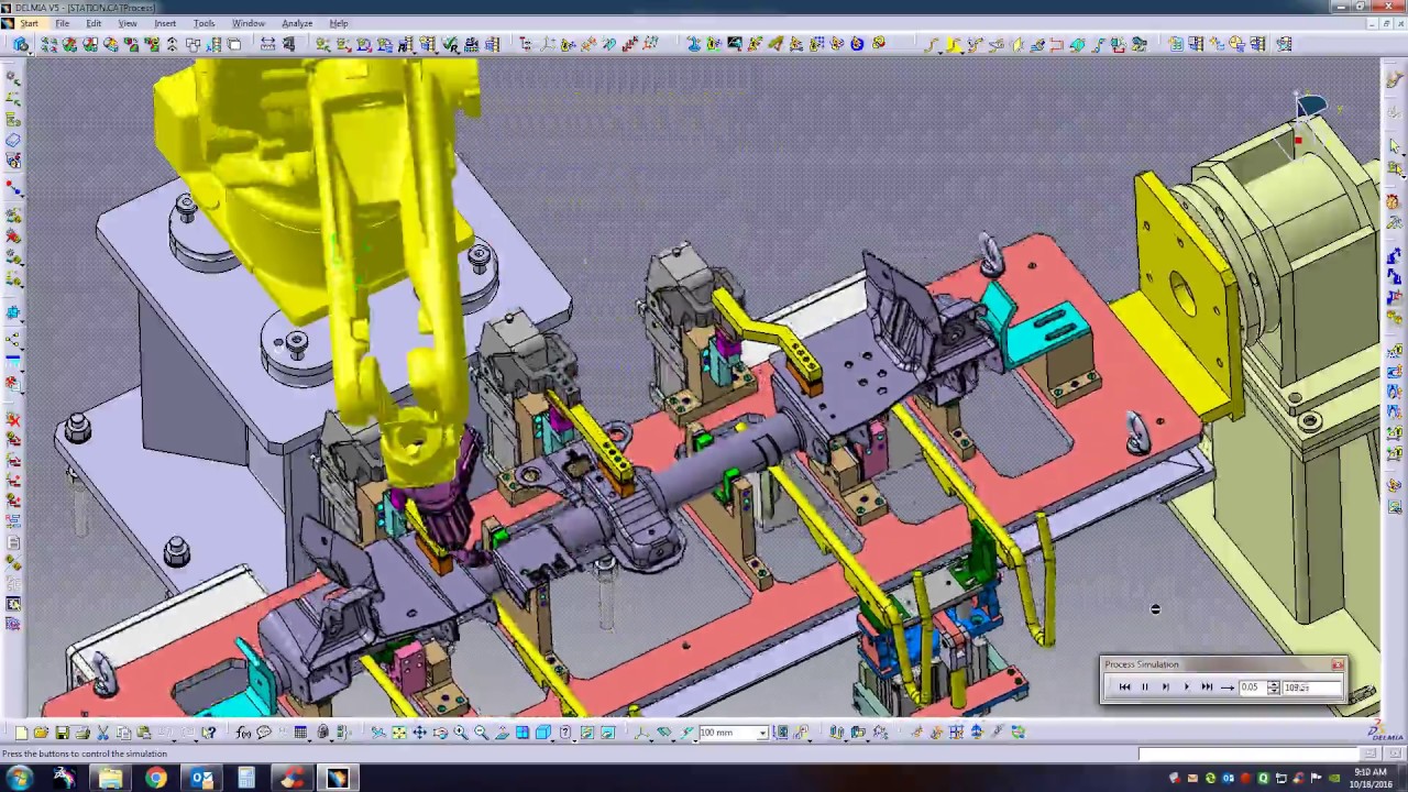 Affordable Robotic & Automation Pvt Ltd-Simulation Delmia - YouTube