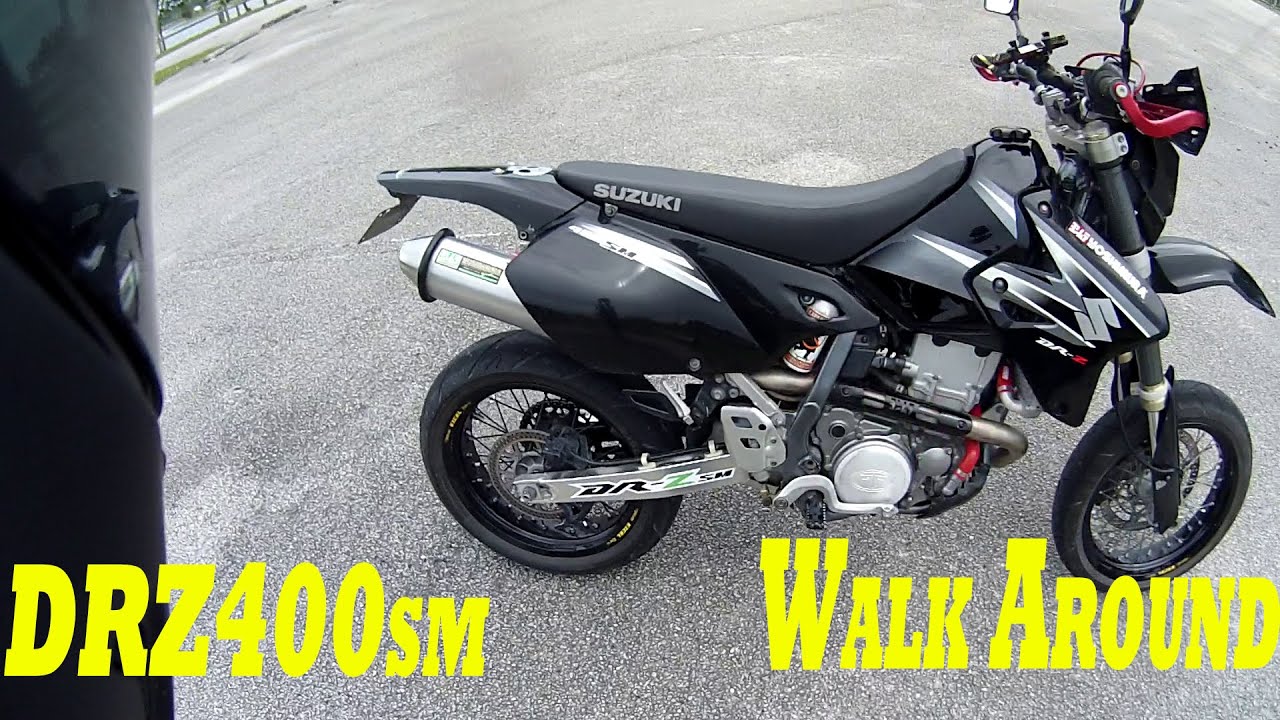 Suzuki DRZ400sm Walk Around (Re-upload) - YouTube