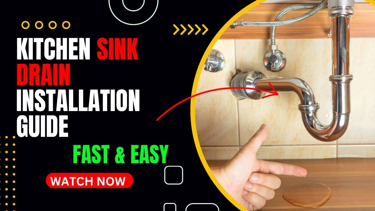 Kitchen Sink Drain Installation Guide | - YouTube